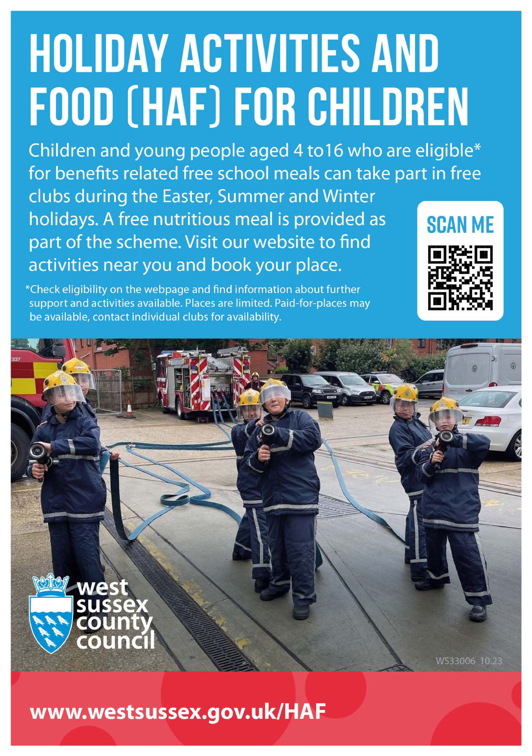 Holiday Activities and Food (HAF) Programme | Chichester District Foodbank